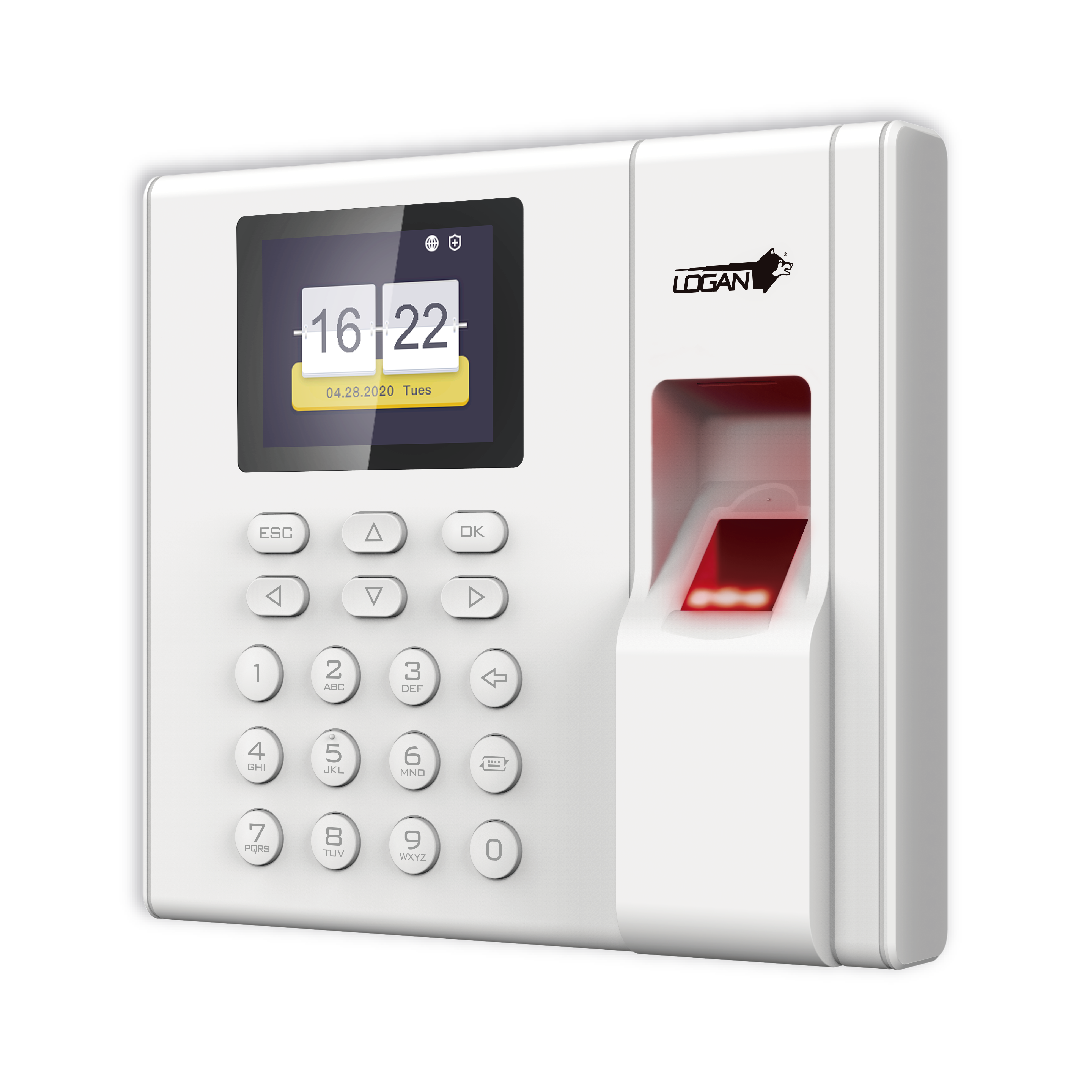 2.4-inch LCD Display Fingerprint Time Attandence Terminal - Logan ...